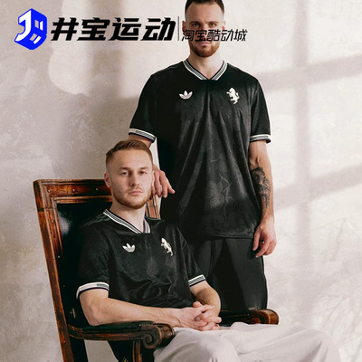 阿迪达斯三叶草透气足球短袖T恤