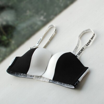 半杯性感软钢圈聚拢上托文胸夏季