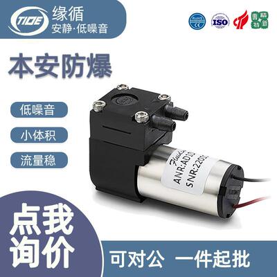 微型气泵AD1DC3EX-B缘循便携防爆空气采样泵隔膜微型真空泵