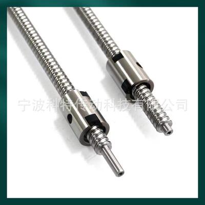 S55C材质扎制滚珠丝杠直销直筒螺帽带滚珠C5精度