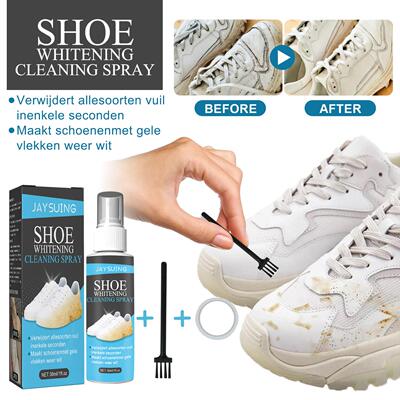 Jaysuing Shoe Brightening Cleaning Spray - Portable No-Rinse