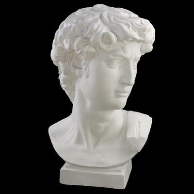 美用品写生装教具大卫石膏像头素描CDT套装饰雕塑石膏人物半术身