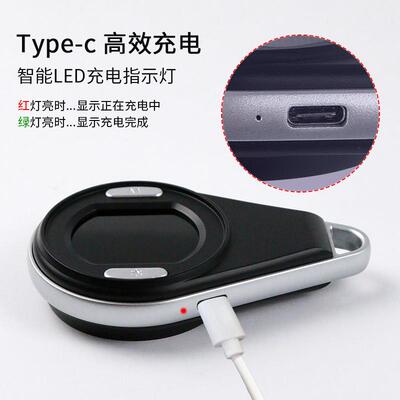 M8081电子便携式显微镜数码显示屏带LED灯15倍20倍30倍按键切换