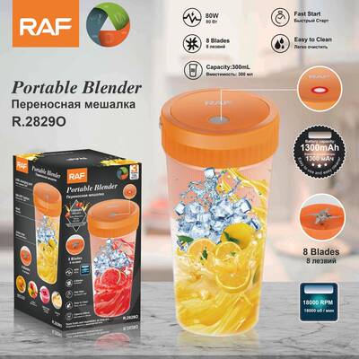 RAF跨境新款家用便捷料理杯全自动果蔬多功能豆浆水果便携榨汁杯