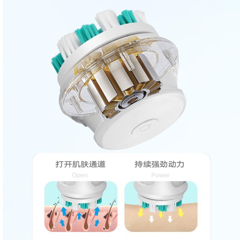 防JX50水长柄搓背灰澡沐浴柔软刷用电动按摩洗澡家刷搓刷跨泥境热