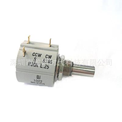 CW S 8146R5KL.25 BI MEXICO多圈精密可调电位器 线绕进口电位器