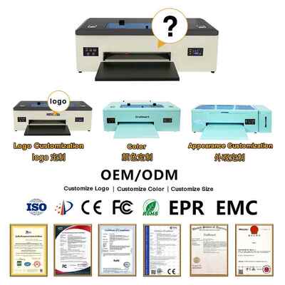 EraSmart30cmDTF自动白A3DTF打墨打喷印机宽幅恤直印花机T衣服烫