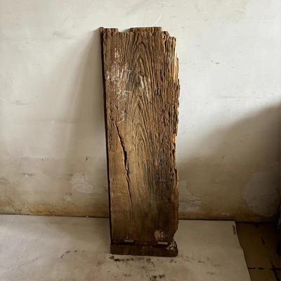 香樟木风化木板自然边老木头复古怀旧摆件风格门板艺术木板