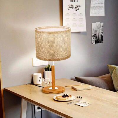 Round Straight Lampshade Desktop Wall Cover Metal Large