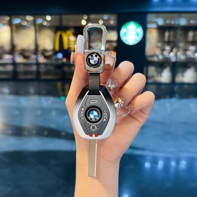 适用宝马老款直板钥匙套X35Z34357系E38E39E46E83车包扣