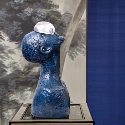 雕塑摆件电柜北旁欧客脂厅现代FLX树人视像艺术创意家居装饰品造