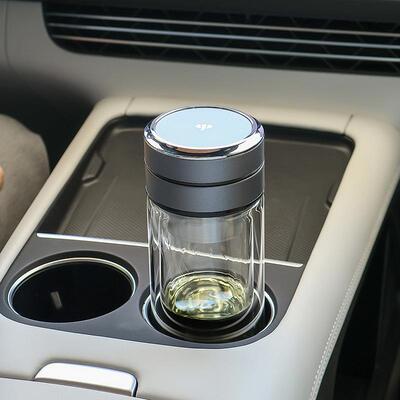 万象双层茶水分离玻璃水杯便捷式泡茶杯高档轻奢送礼水杯 V156RL