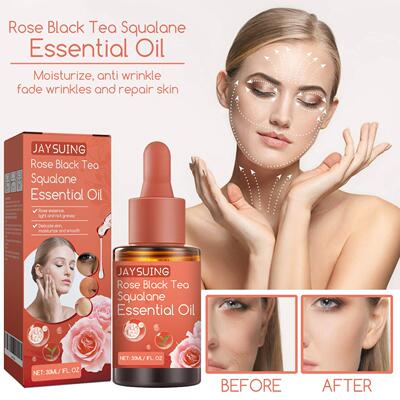 Jaysuing Rose Black Tea Squalane Essence Liquid - Prevents D