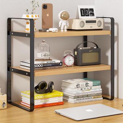 Desktop organizer, desk bookshelf, multi-level storage rack