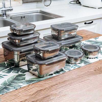 Stainless Steel Bento Box Leak-Proof Fruit Food Container