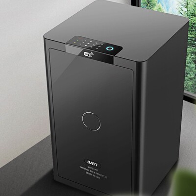 顶部解锁保险柜家用智能防盗保险箱办公室小型60CM全钢指纹保管箱