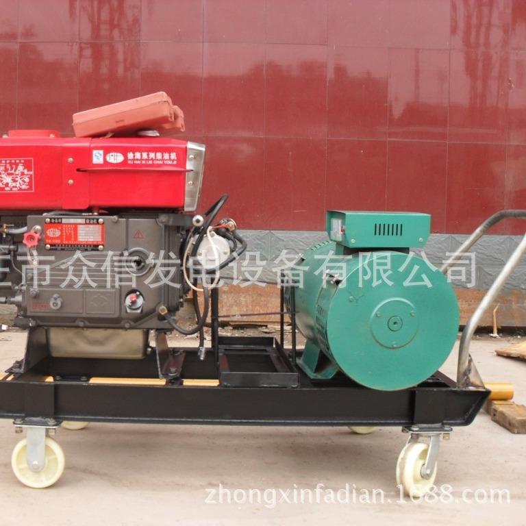20KW发电机组单缸柴油发动机水冷三相380V电启动现货厂家移动马力