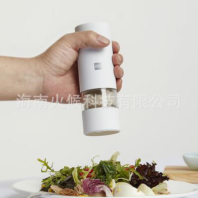 电用研磨BWA器黑胡胡椒粒研磨器动粉海盐调料家白椒粉研磨瓶