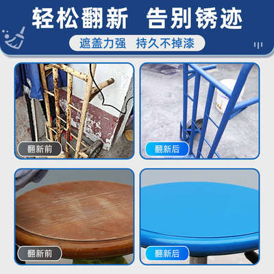 三和变色龙水性金属漆家用防锈栏杆自刷涂家具铁门翻新水性防锈漆