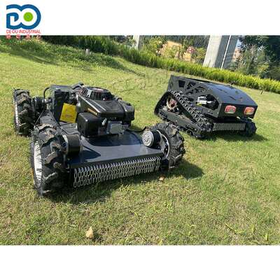 无限续航农用遥控割草机 Robotic Lawnmower 履带式汽油除草机