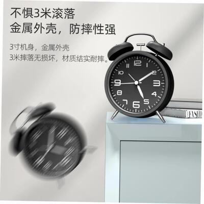 rectangular rising time small alarm clock desk timer student