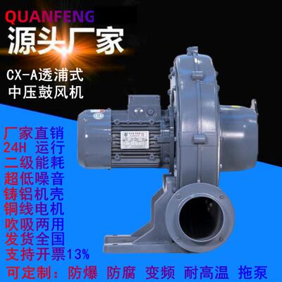 中压风机CX-75A CX-100A气体输送用CX-125ACX-150A锅炉助燃鼓风机