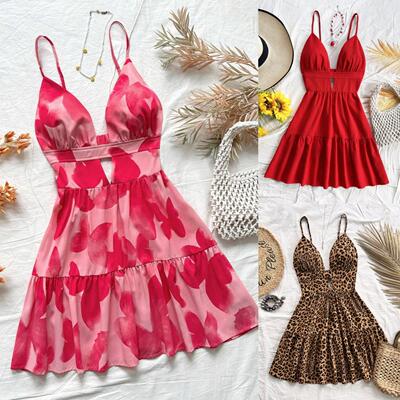 Summer Sexy Romantic Holiday Dress  Women's Vintage-Inspired