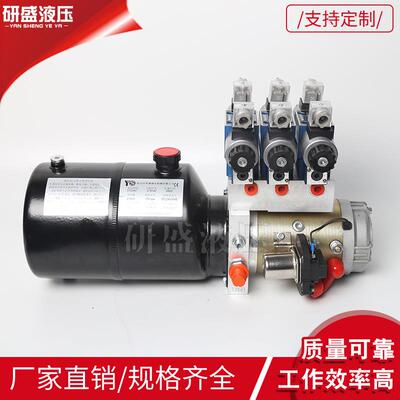 江苏/淮安//DC24V双作用厢式货车微型液压动力元液压泵站