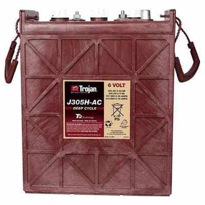 美国Trojan原装进口邱健蓄电池J305HG-AC6V360AH深循环动力蓄电池