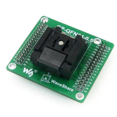 带排针通用测试座MLF64 QFN64 QFN-64BT-0.5-01从两侧引出所有PIN
