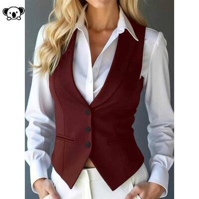 Women Commuter Vest Casual Office Versatile休闲马甲