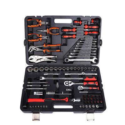 供应机修汽修系列套筒扳手综合套装86件套筒扳手组套工具箱