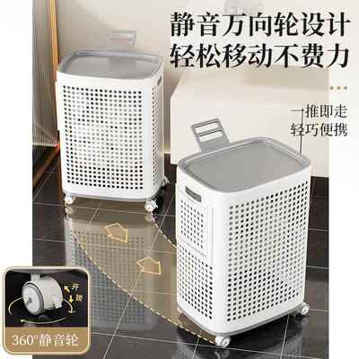 脏衣篮家用浴大可折叠高颜LBU值室收纳容量卫间洗衣篮生子脏衣篓
