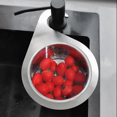 Swan Design Stainless Steel Hanging Drainer Rack, Kitchen Si