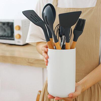 Ceramic chopstick holder kitchen utensil storage bottle
