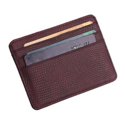 Lichee Pattern Bank Card Package Coin Bag Card Holder 卡包