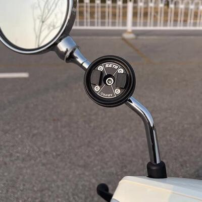 SETES加强型手机导航支架 摩托车防震手机导航架 滤震器过滤模组A