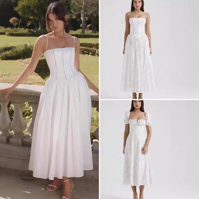 Fairy camisole dress looks slim, floral camisole dress