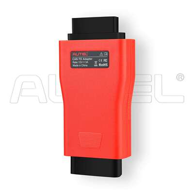 道通AUTEL CAN FD转接头与平板扫描仪诊断配备的车辆
