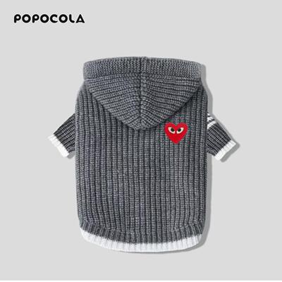 狗毛衣小狗衣服秋冬开衫连帽衣服宠物泰迪比雄雪纳瑞小型和中型狗