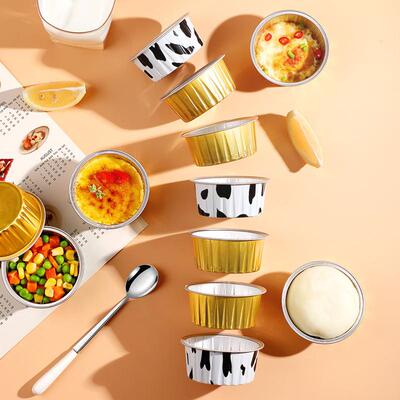 Baking egg tart small bowls, air fryer aluminum foil boxes,