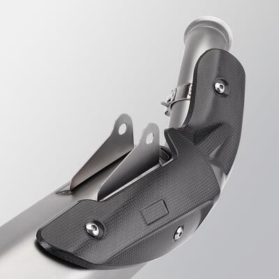 摩托车DUKE790/890R专用尾段排气管碳纤维 无损安装直上2018-2024