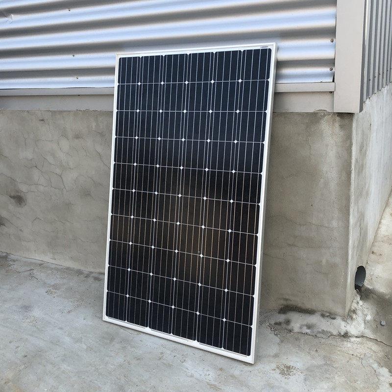单晶硅300w太阳能发电1并网充手机电板池家用离网发光伏电2v24v电
