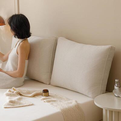 大灯绒床头靠垫新款软包背床上护靠腰榻榻米XFC可拆洗芯卧室靠枕
