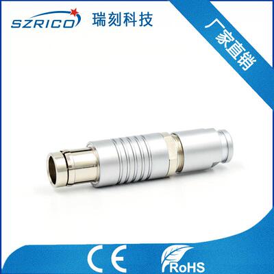 厂家供应1F7pin插头1031推拉自锁连接器防水型M12接线端子航空头