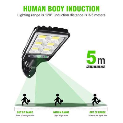 Outdoor solar street light with remote controlLED太阳能路灯