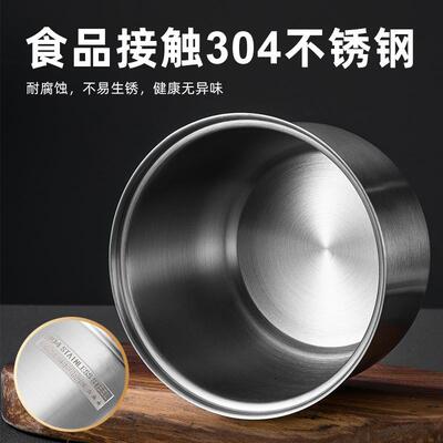 加燕厚3不04锈钢炖盅隔水炖蒸蛋碗窝用炖汤碗带盖家煲ZJ-DZ汤炖罐