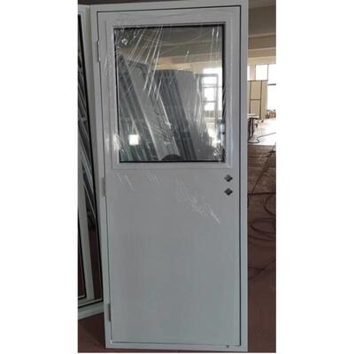 【厂家直销】C款2035*840mm钢制门带玻璃视窗