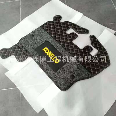 供应挖掘机神钢SK200/210/260/300/350-10驾驶室地板胶脚垫地毯