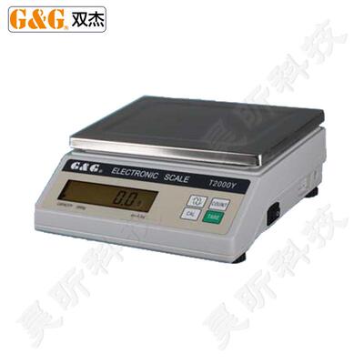 双杰电子天平T2000Y电子秤T3000Y高精度电子称T5000Y实验称量仪器